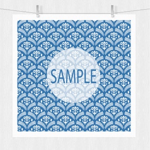Blue Digital Paper Pack, "blue Patterns" Chevron Digital, Polkadots ...