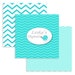 Turquoise Blue Chevron Digital Paper, Turquoise Scrapbook Paper Pack ...