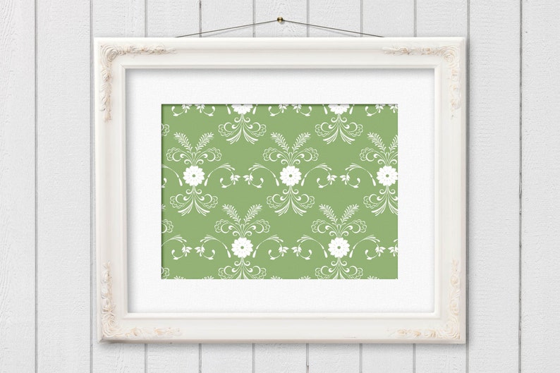 Green Digital Paper Digital Scrapbooking Paper Variety Pack: - Etsy