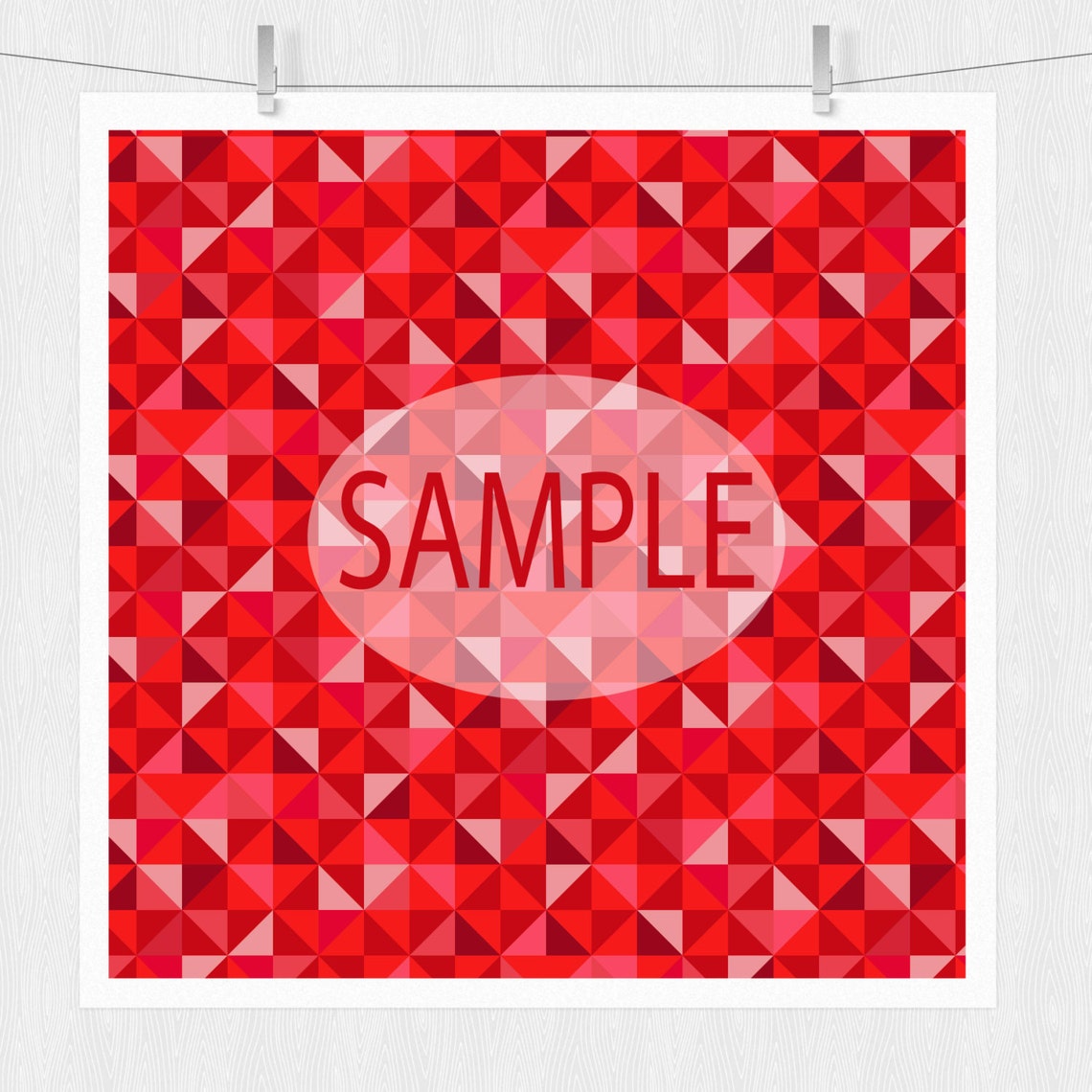 COLORFUL MOSAIC GEOMETRIC Digital Paper Mosaic Triangle | Etsy