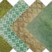 Green Grunge Scrapbook Paper, Green Textures Digital Paper, Green ...