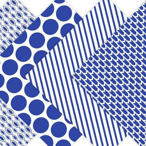 Blue Digital Paper - Blue Scrapbook Paper - Commercial Use Backgrounds ...