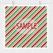 Candy Cane Digital Paper, Candy Cane Stripes Paper Pack, Christmas ...