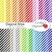 Diagonal Stripe Digital Paper Pack: "diagonal Stripes" Scrapbook Paper ...