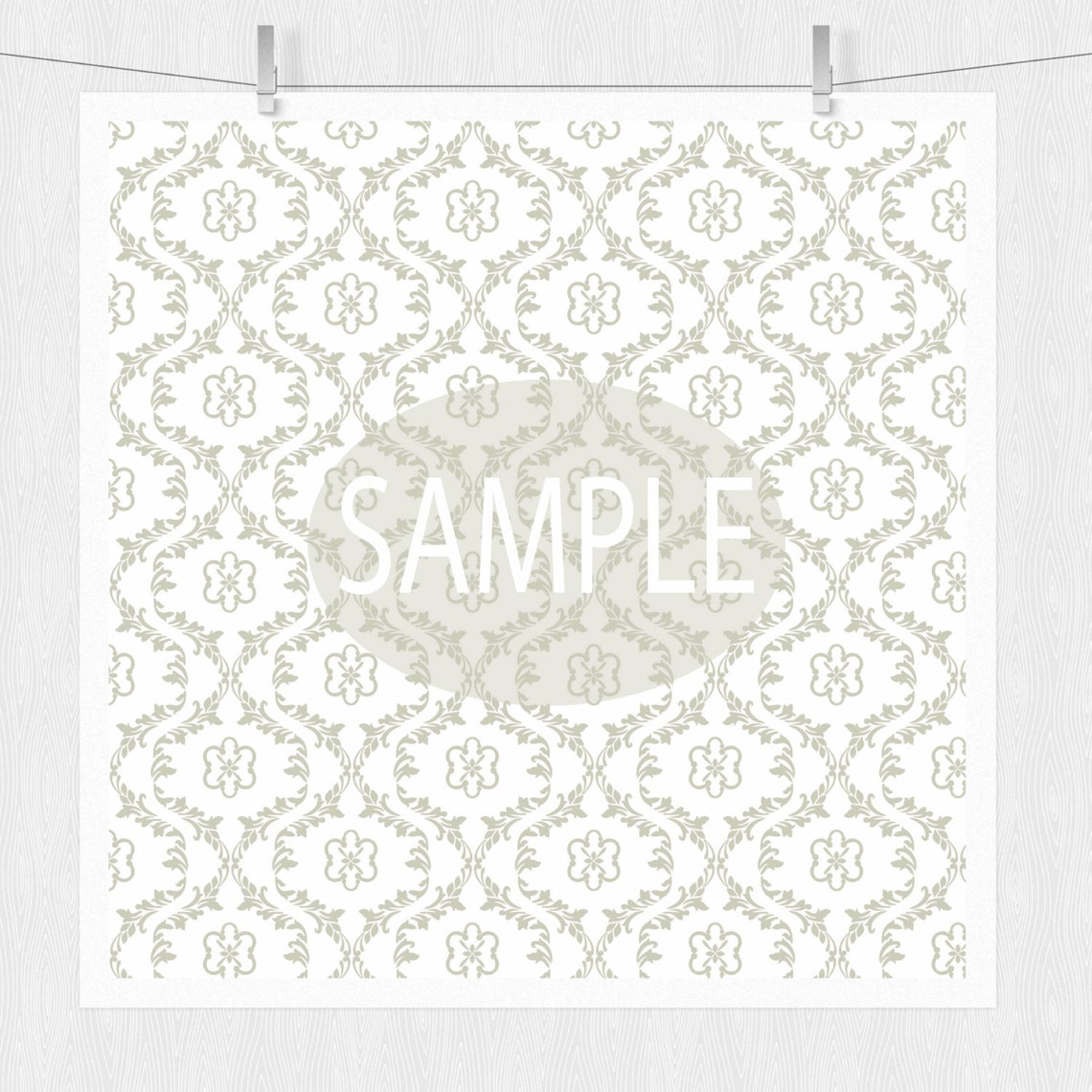 Wedding Damask Digital Paper "wedding Paper" Wedding Damask Scrapbook ...