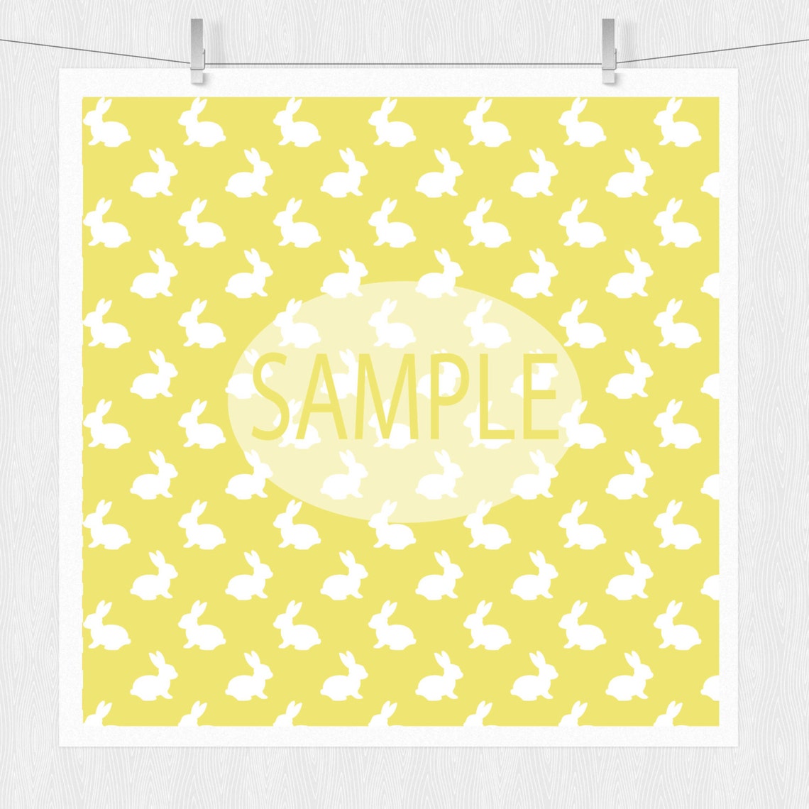 Easter Bunny Digital Paper: easter SCRAPBOOK Paper - Etsy