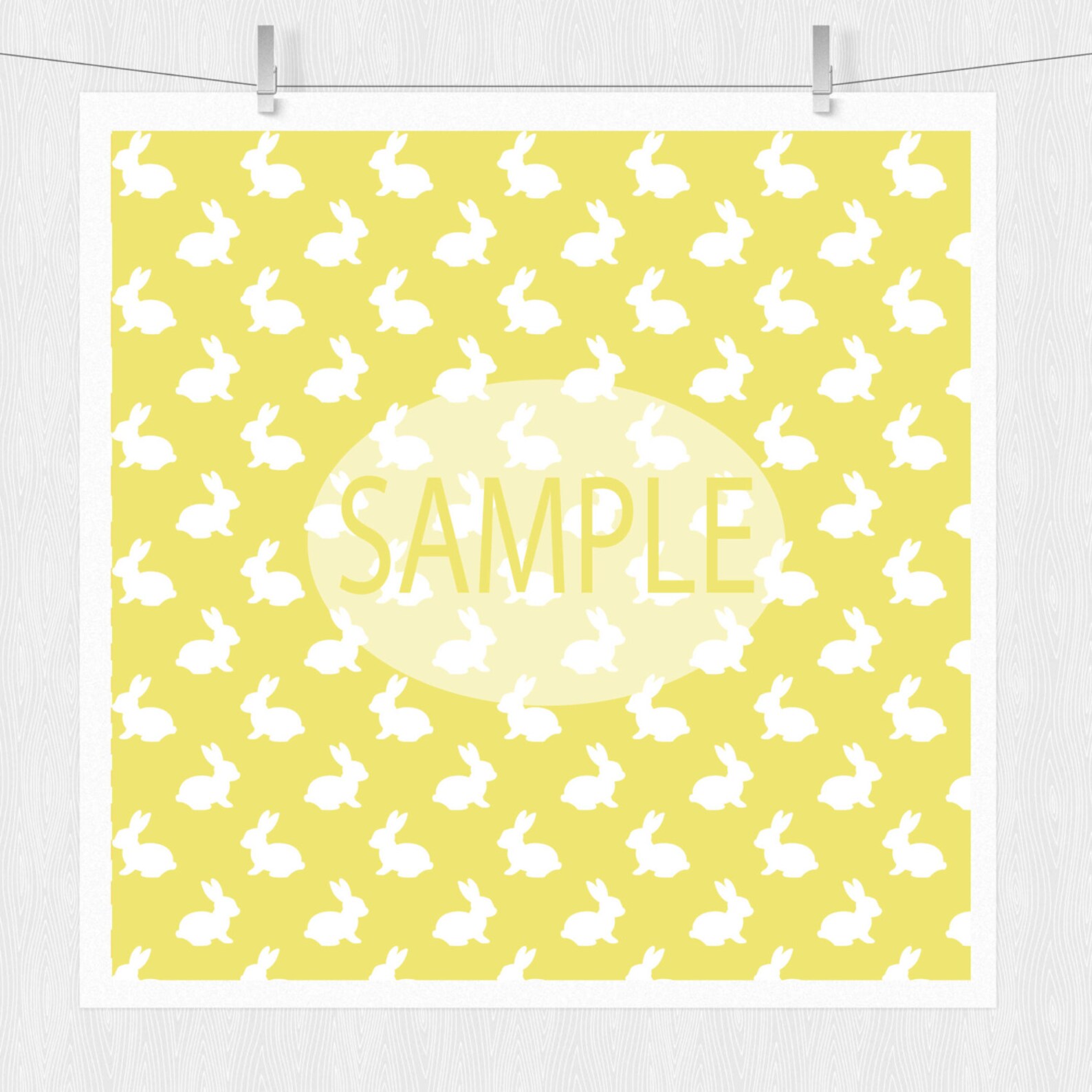 Easter Bunny Digital Paper: easter SCRAPBOOK Paper - Etsy