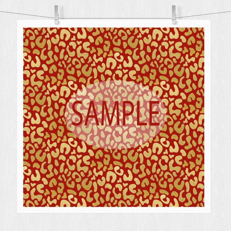 Cheetah Digital Paper Cheetah Print Gold Foil Cheetah - Etsy