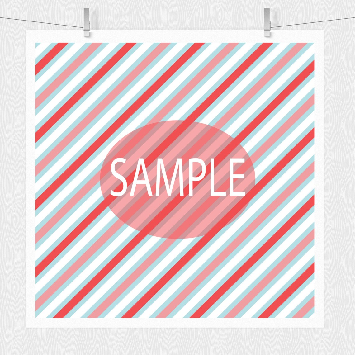 Red White and Blue Digital Paper Pack of Shabby Chic Cherry - Etsy