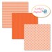 Orange Digital Paper - Orange Scrapbook Paper Pack - Digital Set of ...