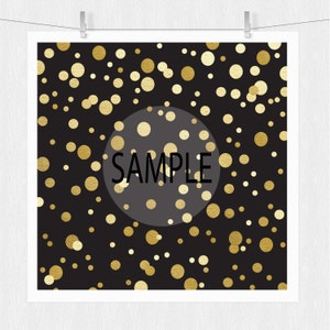 Gold Foil Digital Paper - Gold Black and White Digital Paper - Gold ...