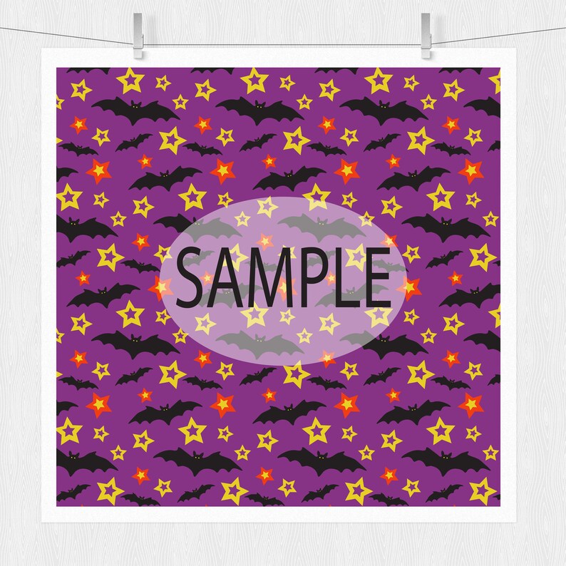 Halloween Digital Paper Halloween Scrapbooking Paper | Etsy