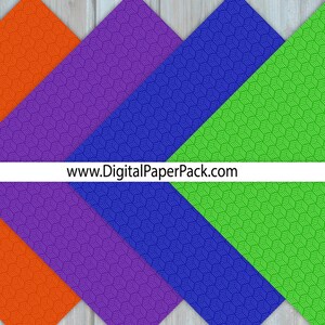 GEOMETRIC DIGITAL PAPER, Rainbow Cube Pattern, Cube Digital Paper ...
