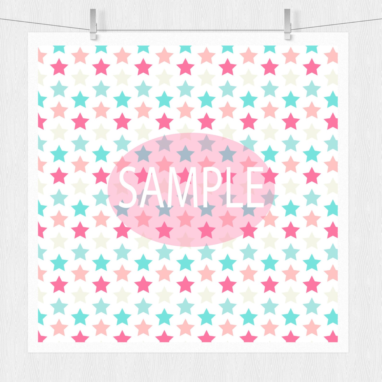 Pink Turquoise Digital Paper "pink & Turquoise" Pattern Backgrounds of ...