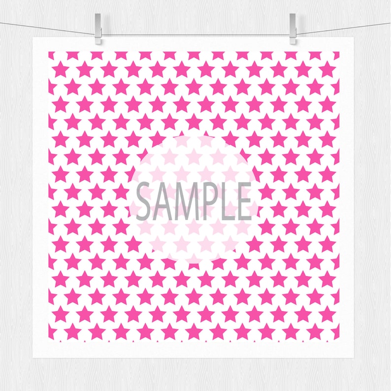 Hot Pink Digital Paper Pack Hot Pink Scrapbook Paper | Etsy