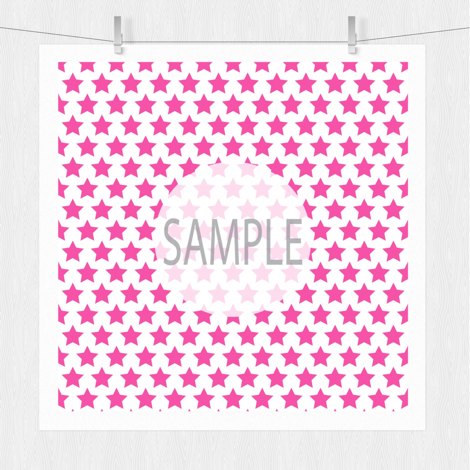 Hot Pink Digital Paper Pack Hot Pink Scrapbook Paper | Etsy