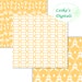 Yellow Digital Paper "yellow Digital Paper Pack" for Digital ...