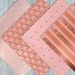 Rose Gold Digital Paper - Rose Gold Texture Digital Download Pattern ...