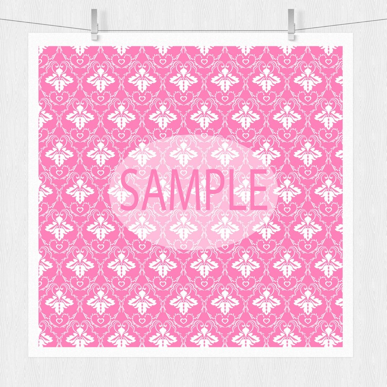 Damask Scrapbook Paper: rainbow Damask Damask | Etsy