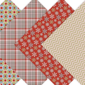 Digital Paper Commercial Use, Digital Papers, Printable Scrapbook ...