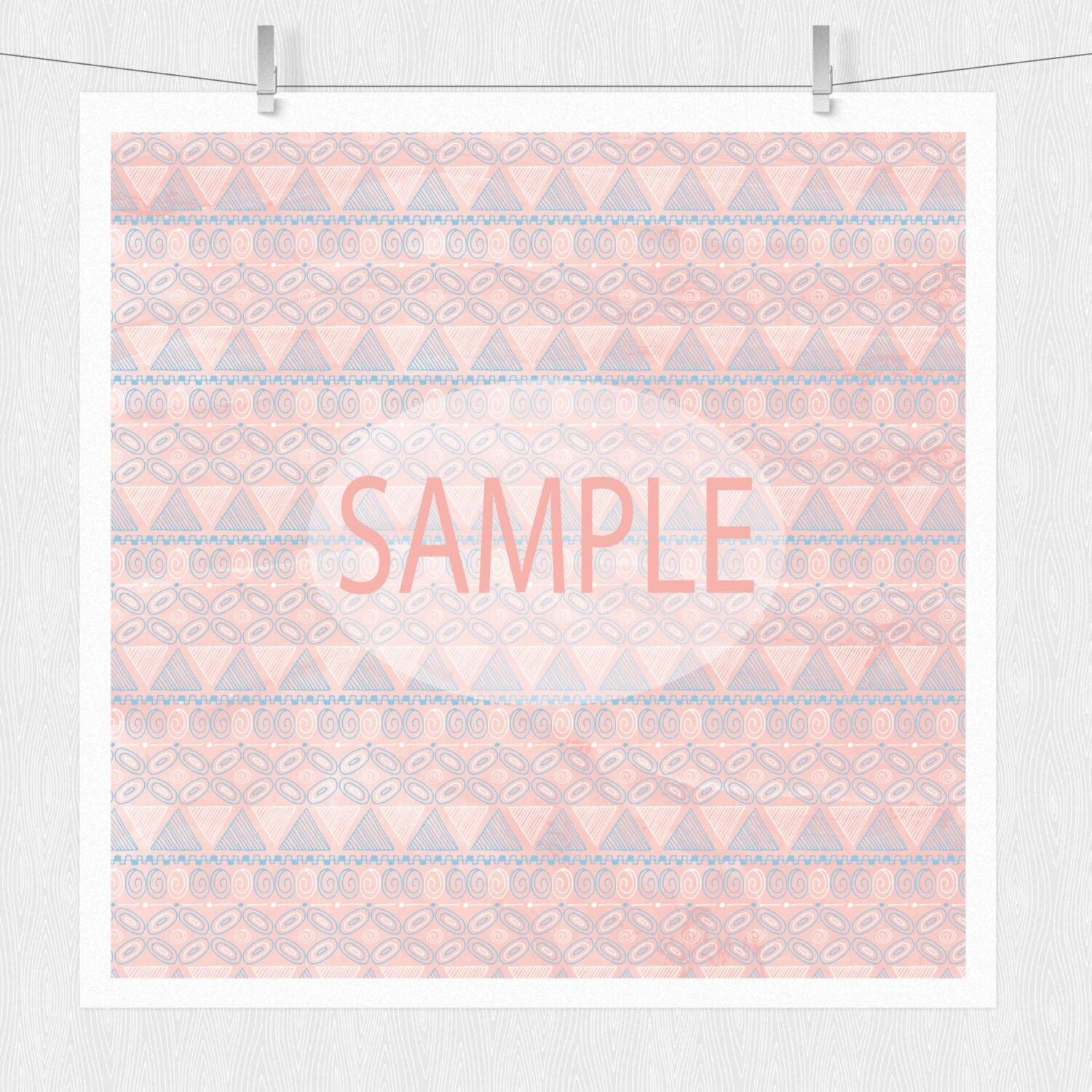 TRIBAL PATTERNS, Digital Paper Pack, Scrapbooking Tribal Patterns ...