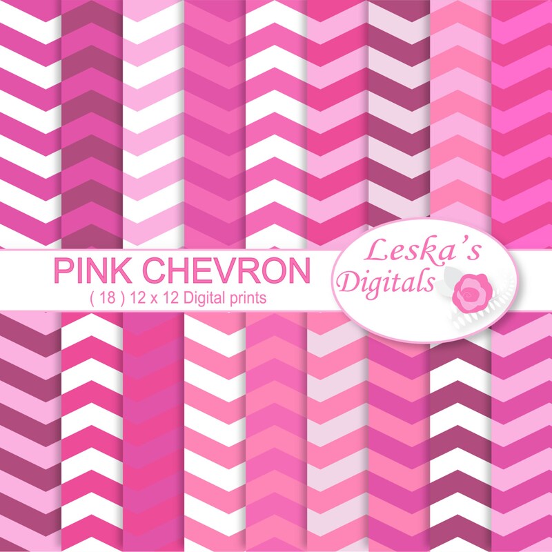 Pink Chevron - Etsy