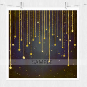 Stars Scrapbook Paper, Starry Night Digital Paper Pack, STAR PAPER ...