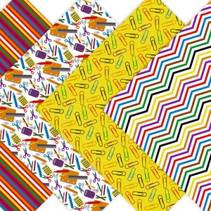 Back to School Digital Paper, Teacher Backgrounds, School Backgrounds ...