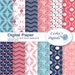 Digital Patterned Paper - Scrapbook Paper Pack, Pattern Backgrounds for ...