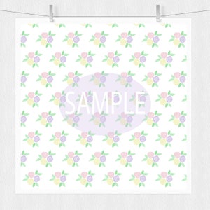 Spring Floral Paper Pack, Spring Color Patterns, Spring Digital Paper ...