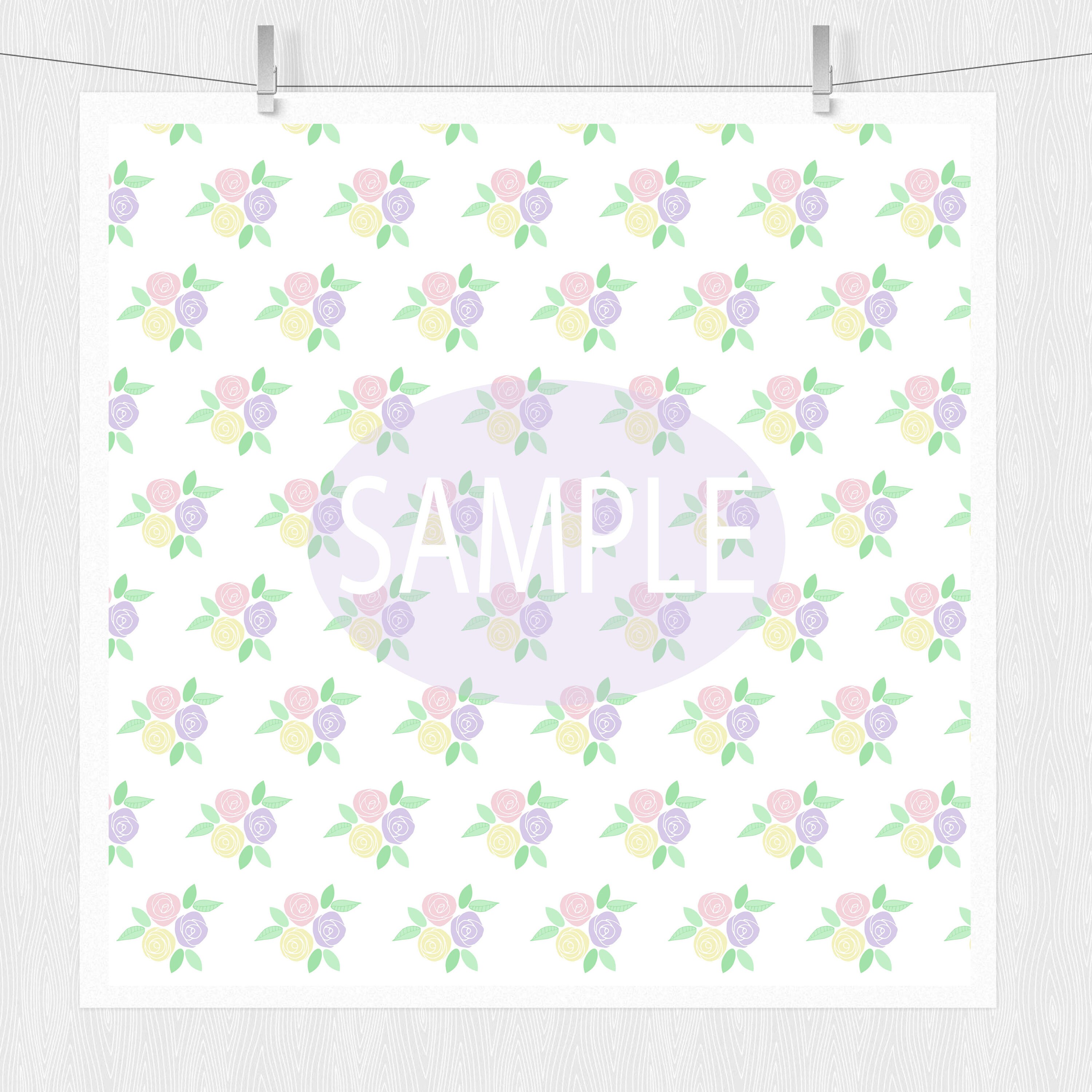 Spring Floral Paper Pack Spring Color Patterns Spring - Etsy