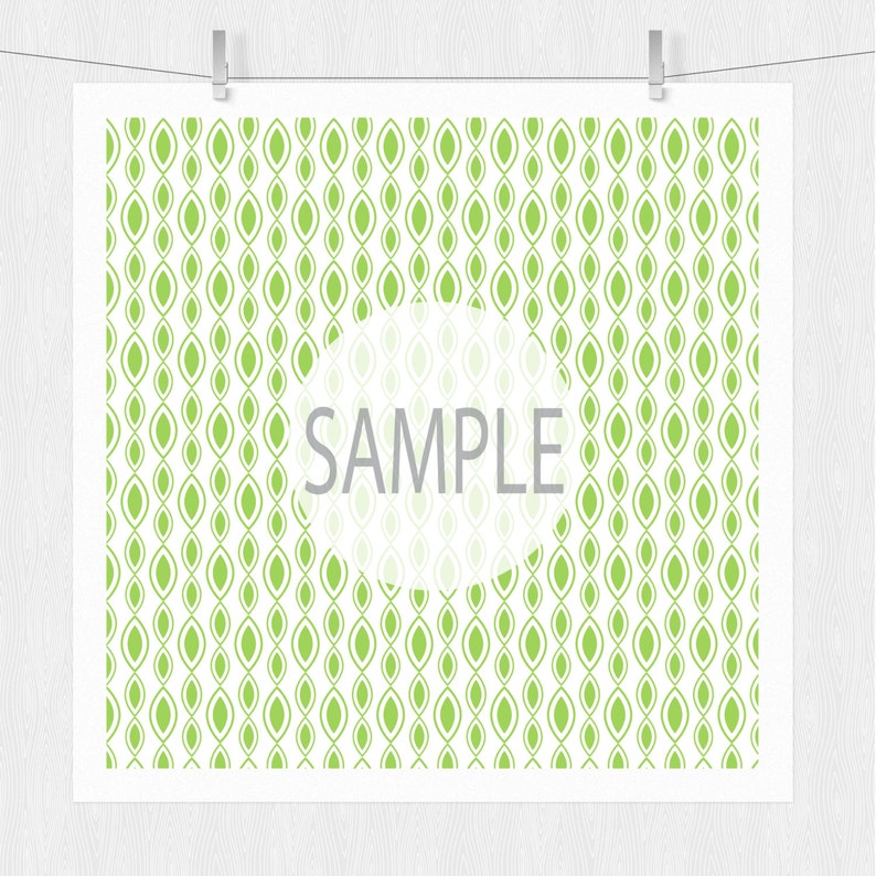 Lime Green Digital Paper Pack - Lime Green Scrapbook Paper - Commercial ...