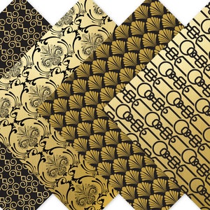 Art Deco Digital Paper, Background Paper, Printable Art Deco, Art Deco ...