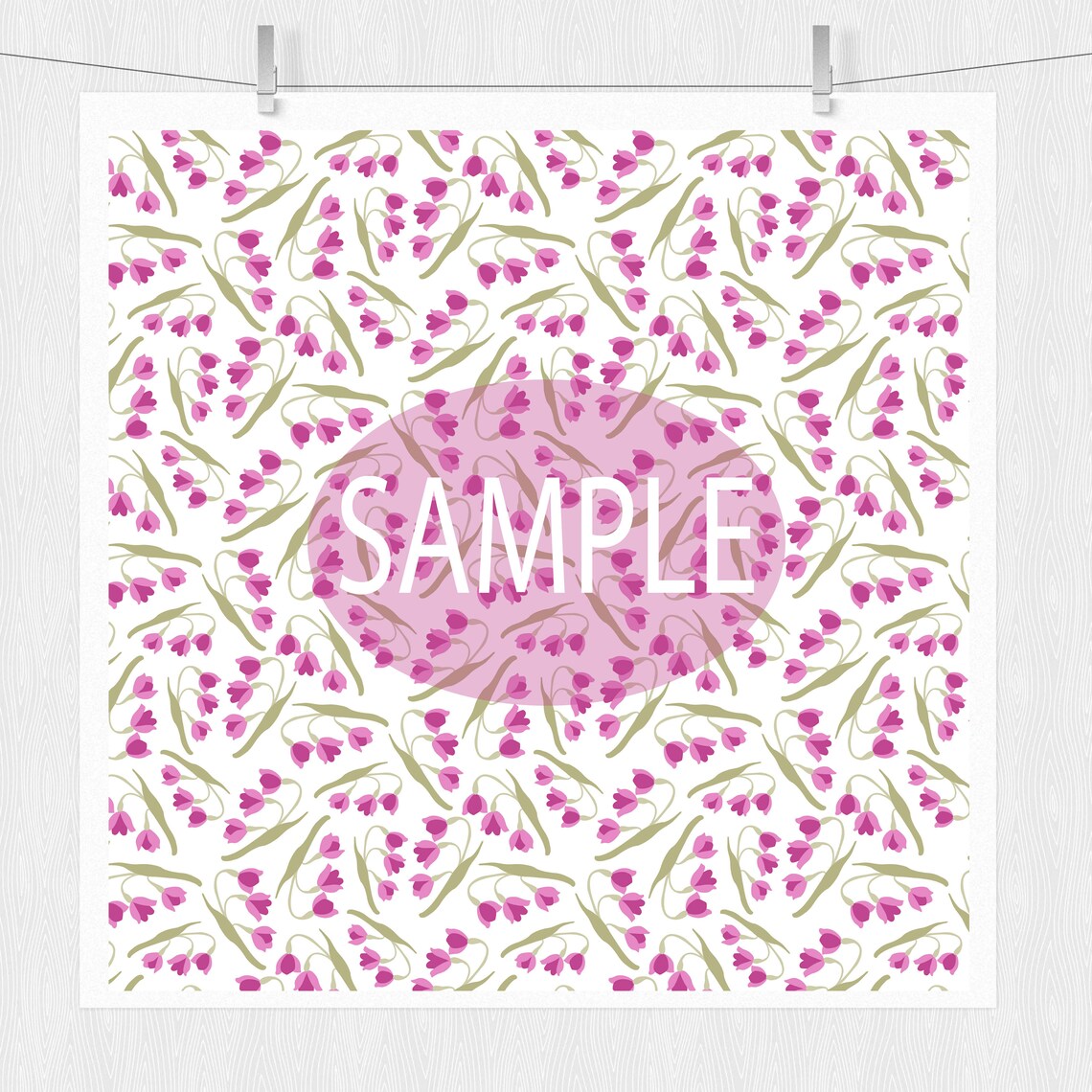 Spring Floral Digital Scrapbook Paper Spring Paper Pack | Etsy