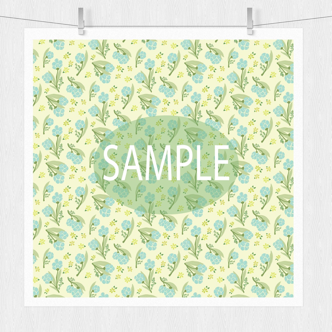 Spring Floral Digital Paper Spring Wedding Paper Pack Floral | Etsy