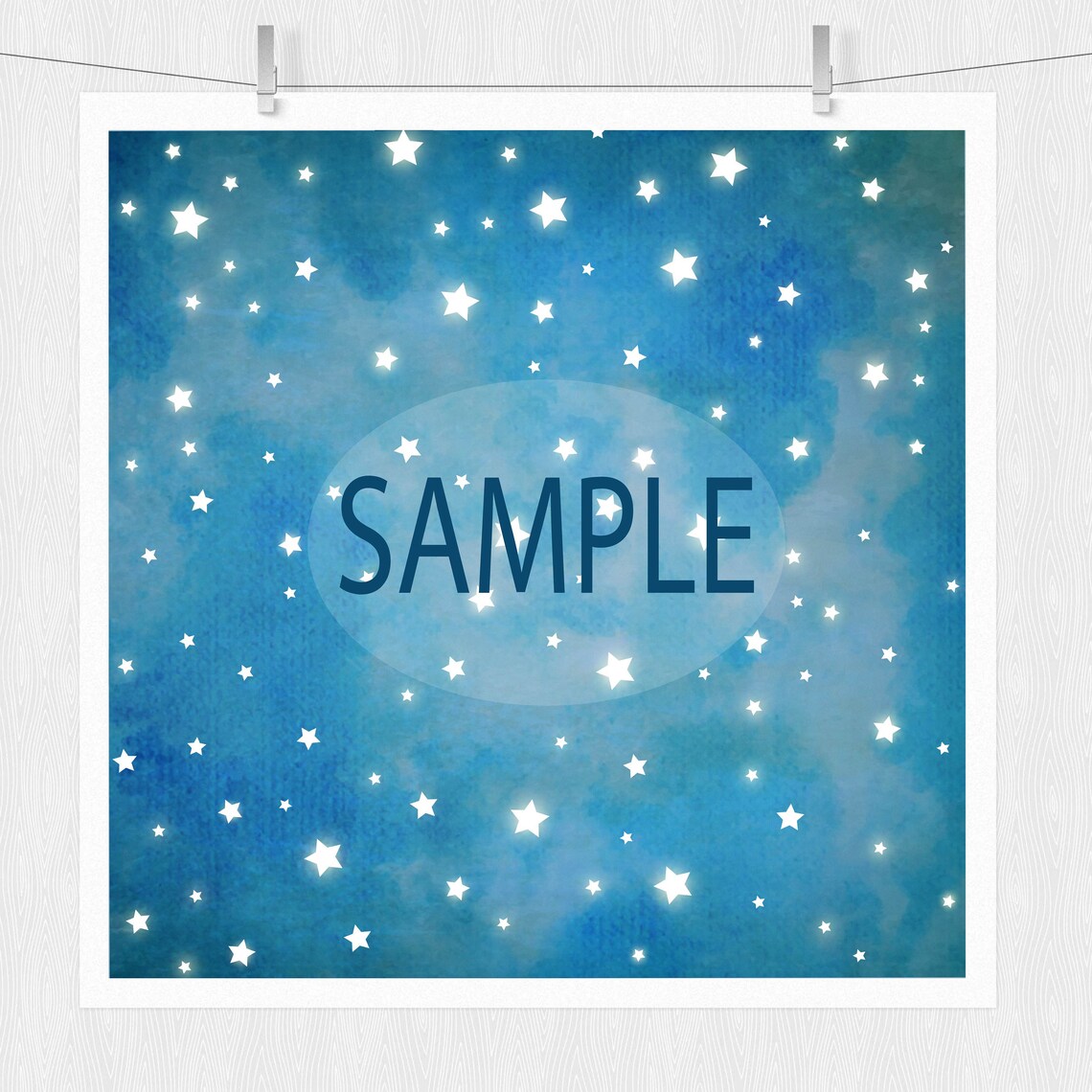 Stars Scrapbook Paper Starry Night Digital Paper Pack STAR - Etsy