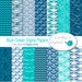 Waves Digital Paper: "ocean Scrapbook Paper" Sea Water Papers, Summer ...