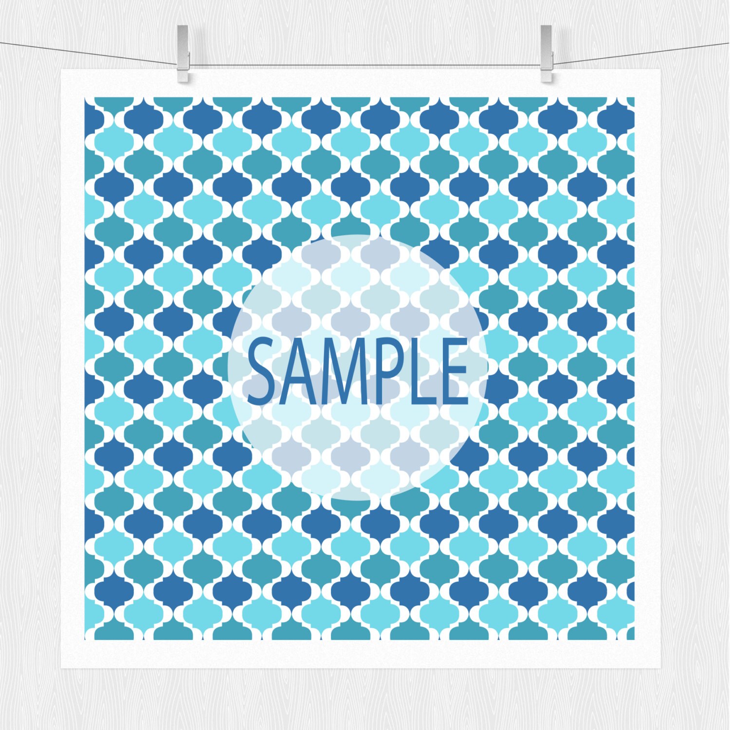 Blue Digital Paper Pack, "blue Patterns" Chevron Digital, Polkadots ...