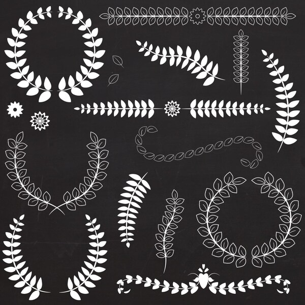 Chalkboard Wreath - Etsy