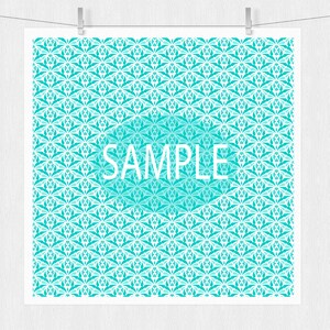 Aqua Blue Damask Digital Paper "aqua BLUE Digital" Damask Scrapbook ...