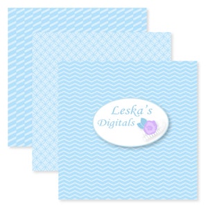 Baby Blue Digital Paper: "baby Boy" Blue Scrapbook Paper, Baby Boy ...