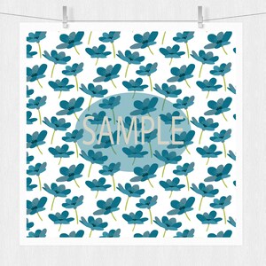 Digital Scrapbook Paper:"floral DIGITAL Background" Spring Digital ...