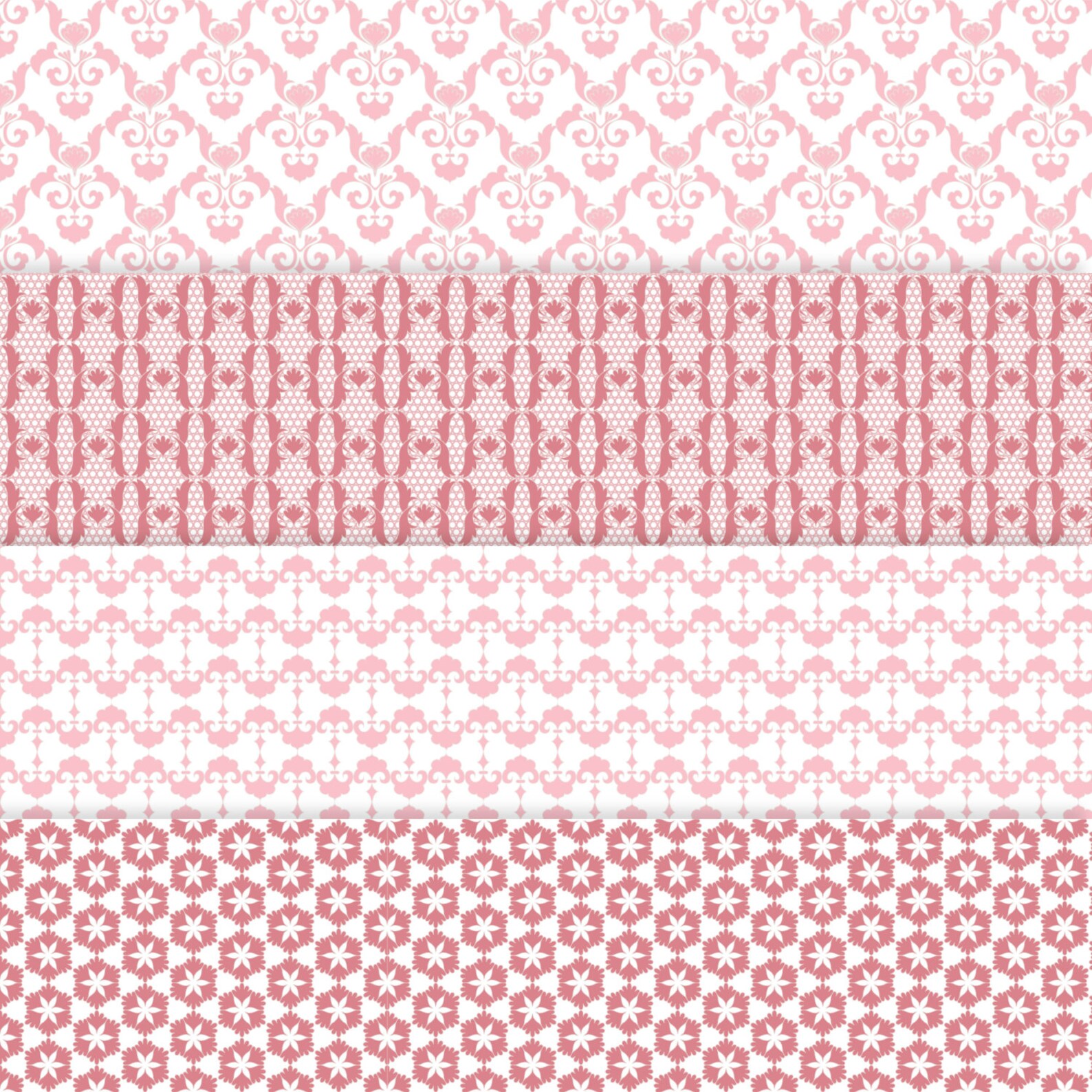 Pink Digital Paper: pink Scrapbook Paper Pink - Etsy