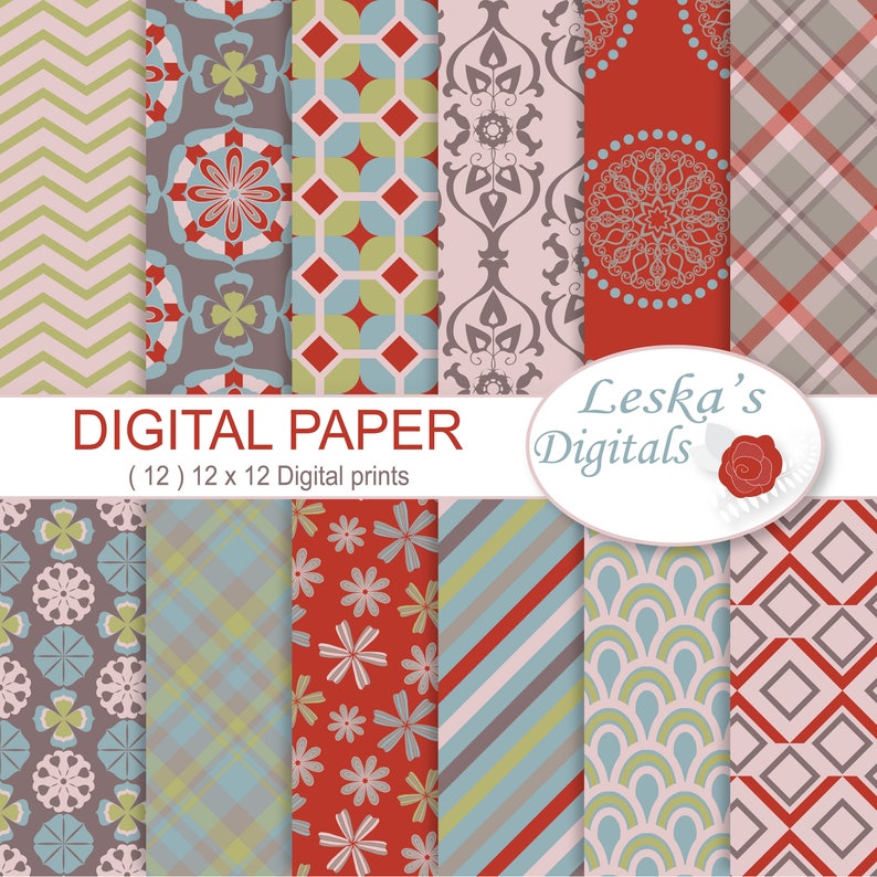 Digital Paper Commercial Use Digital Papers Printable - Etsy