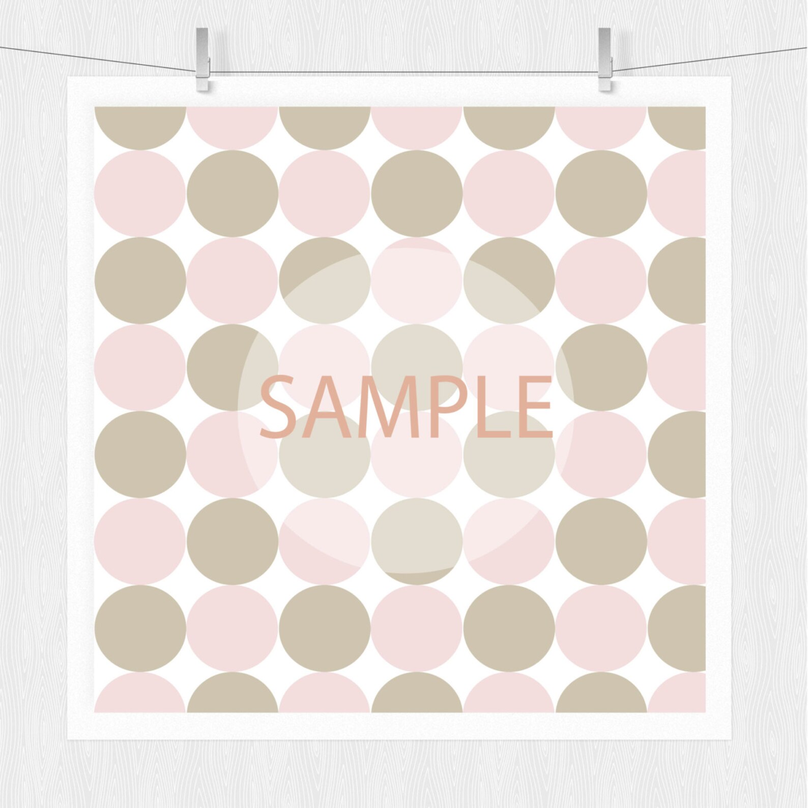 Scrapbook Digital Paper - BOHO Backgrounds in Soft Pink and Beige ...