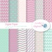 Geometric Digital Paper - Geometric Scrapbook Paper - "geometric ...
