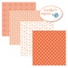Orange Digital Paper:"orange" Background Orange Scrapbook Paper, Orange ...