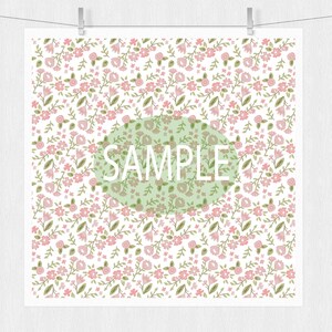 Spring Flowers Digital Paper: "floral DIGITAL Paper" Hand Drawn Floral ...