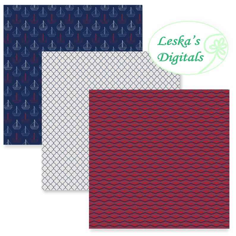 Nautical Scrapbook Patterns, "nautical" Background, Nautical Backdrop ...