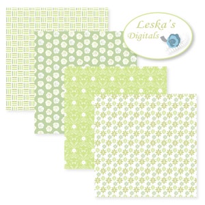 Lime Green Digital Paper: "lime Green" Green Background Pattern Design ...